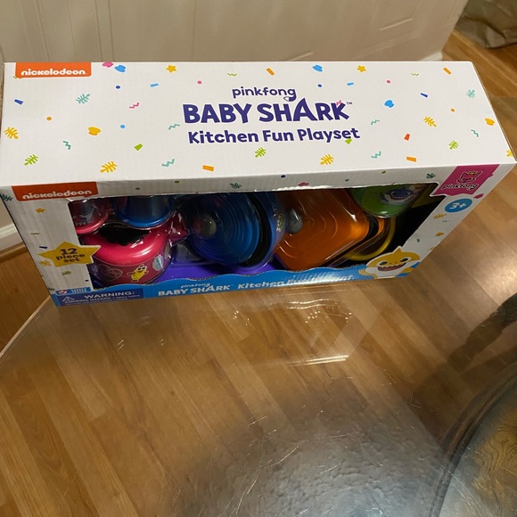 Nickelodeon | Toys | Baby Shark Kitchen Fun Playset 2 Piece Set New ...